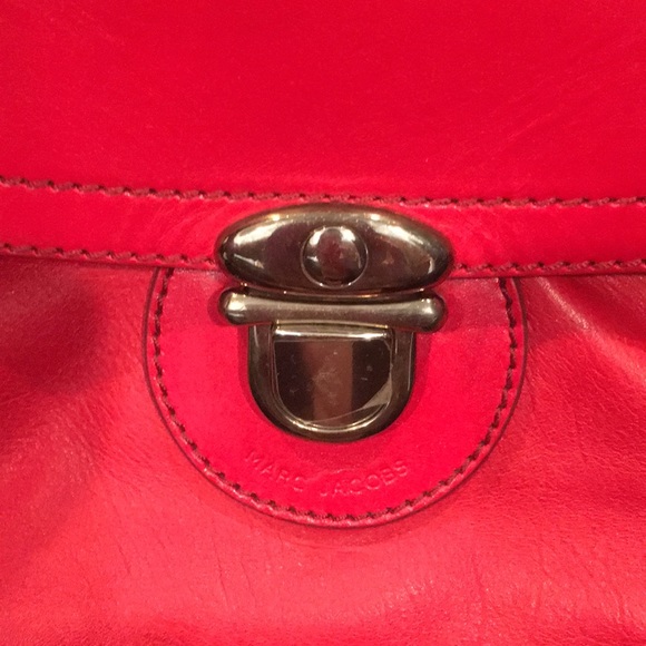 Marc Jacobs | Bags | Red Marc Jacobs Doctors Bag Leather Purse | Poshmark